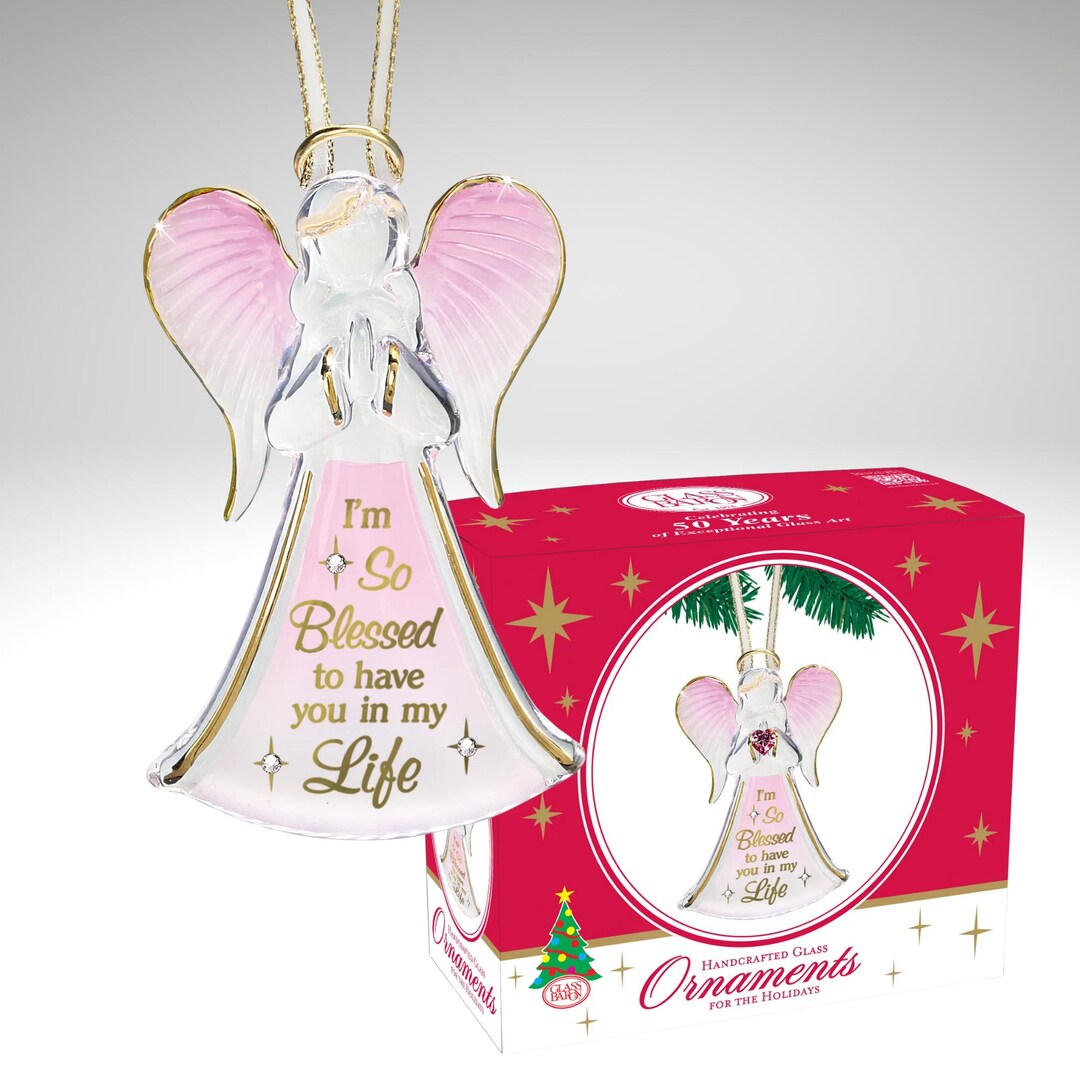 I’m Blessed Angel Ornament | Handcrafted Faith Collectible ...