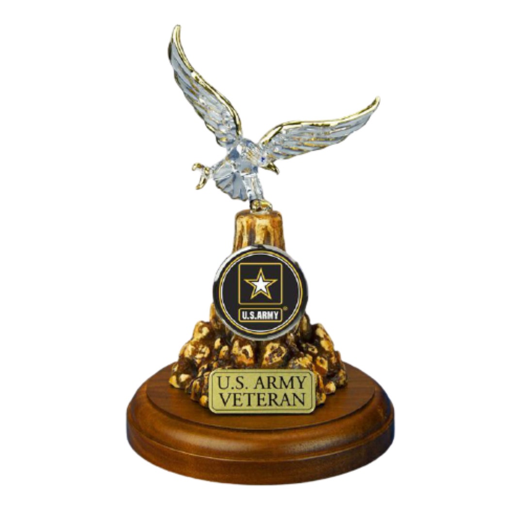 U.S. Army Eagle Veteran Gift | Military Soldier Keepsake | Glass Eagle ...