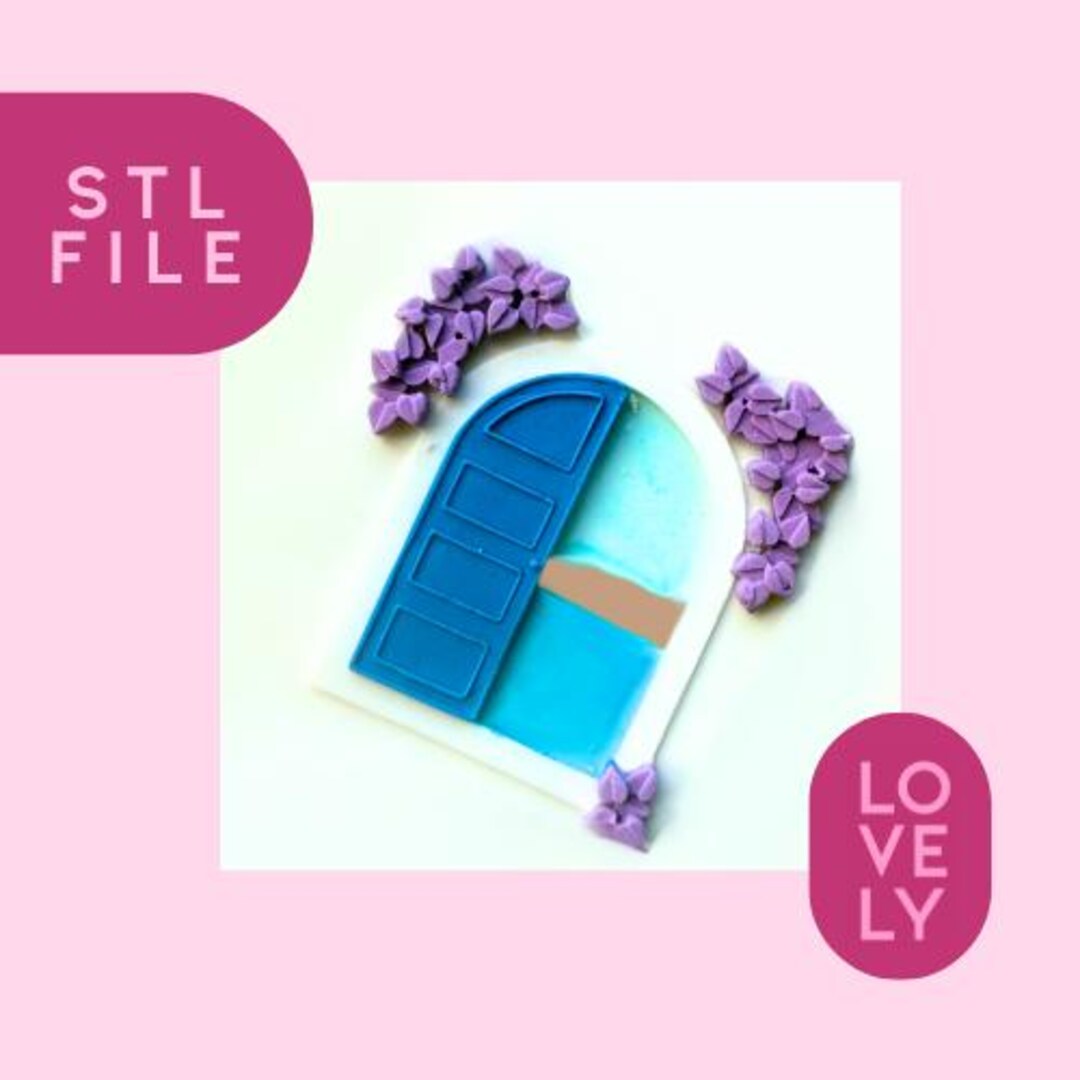 Positano Greek Islands Arch View Bougainvillea Fondant Embosser Cookie ...