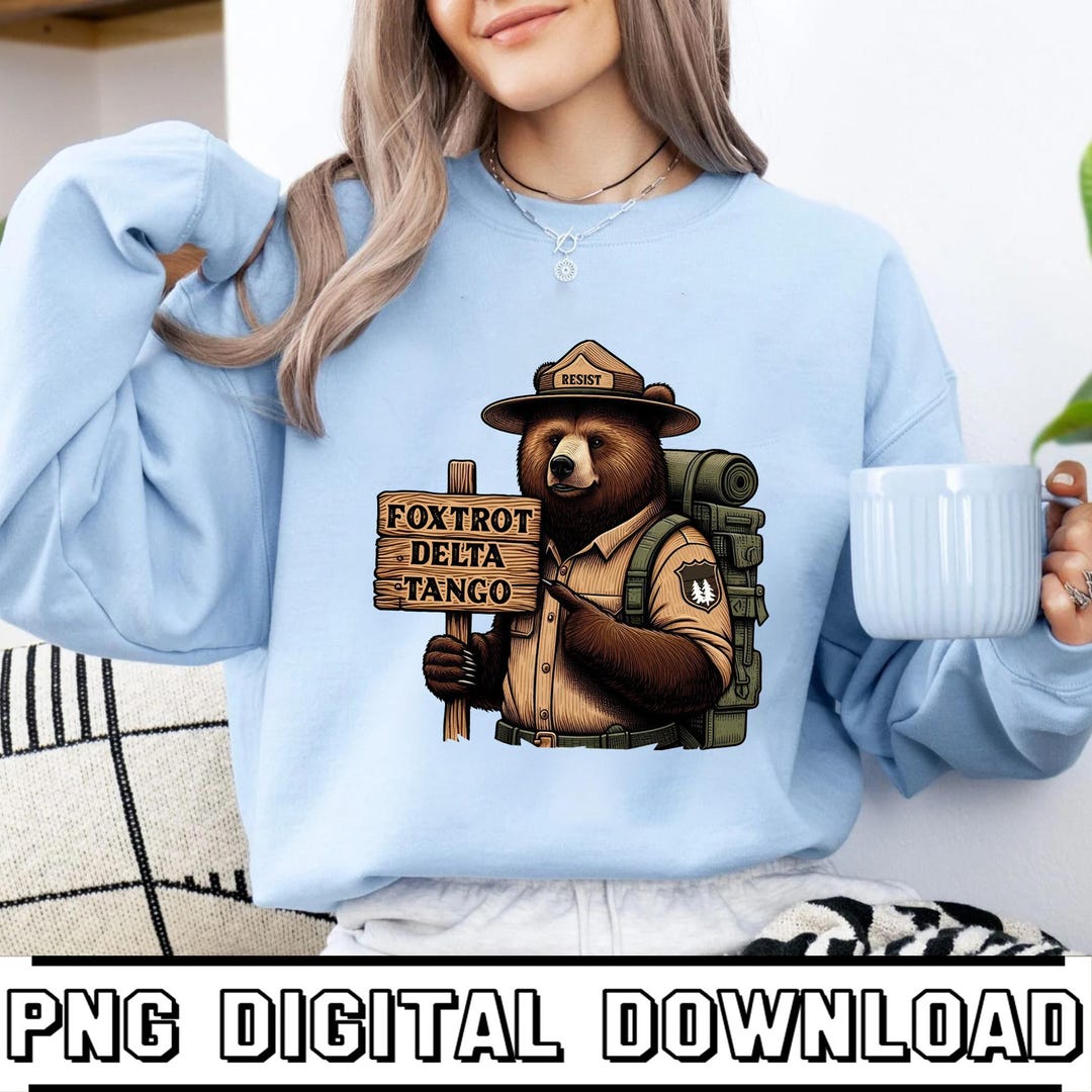 FDT Resist Bear Png, Foxtrot Delta Tango Anti Trump Png, National ...