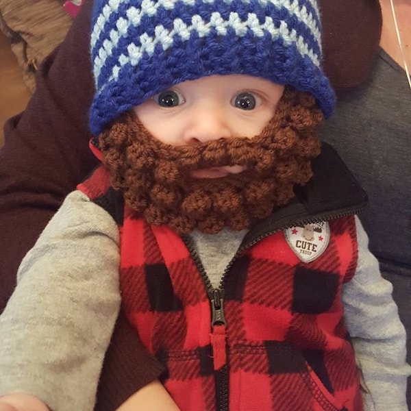 Baby Beard Hat - Etsy