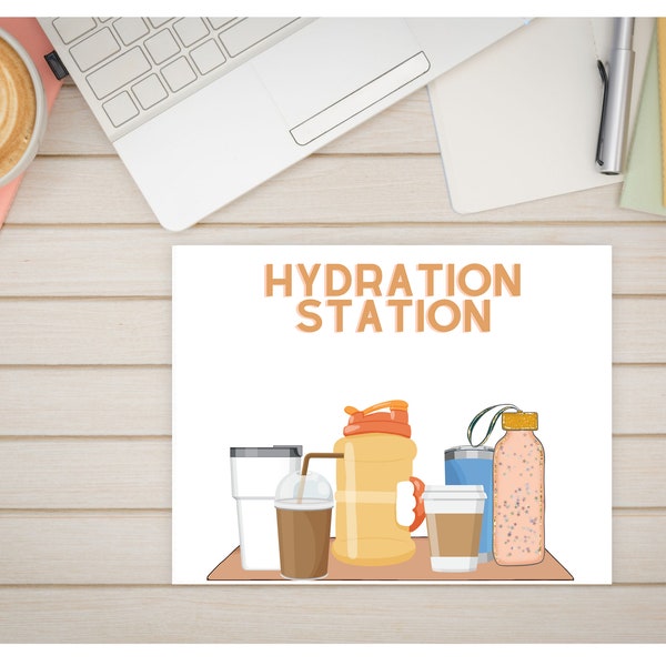 Hydration Station Sign - Etsy