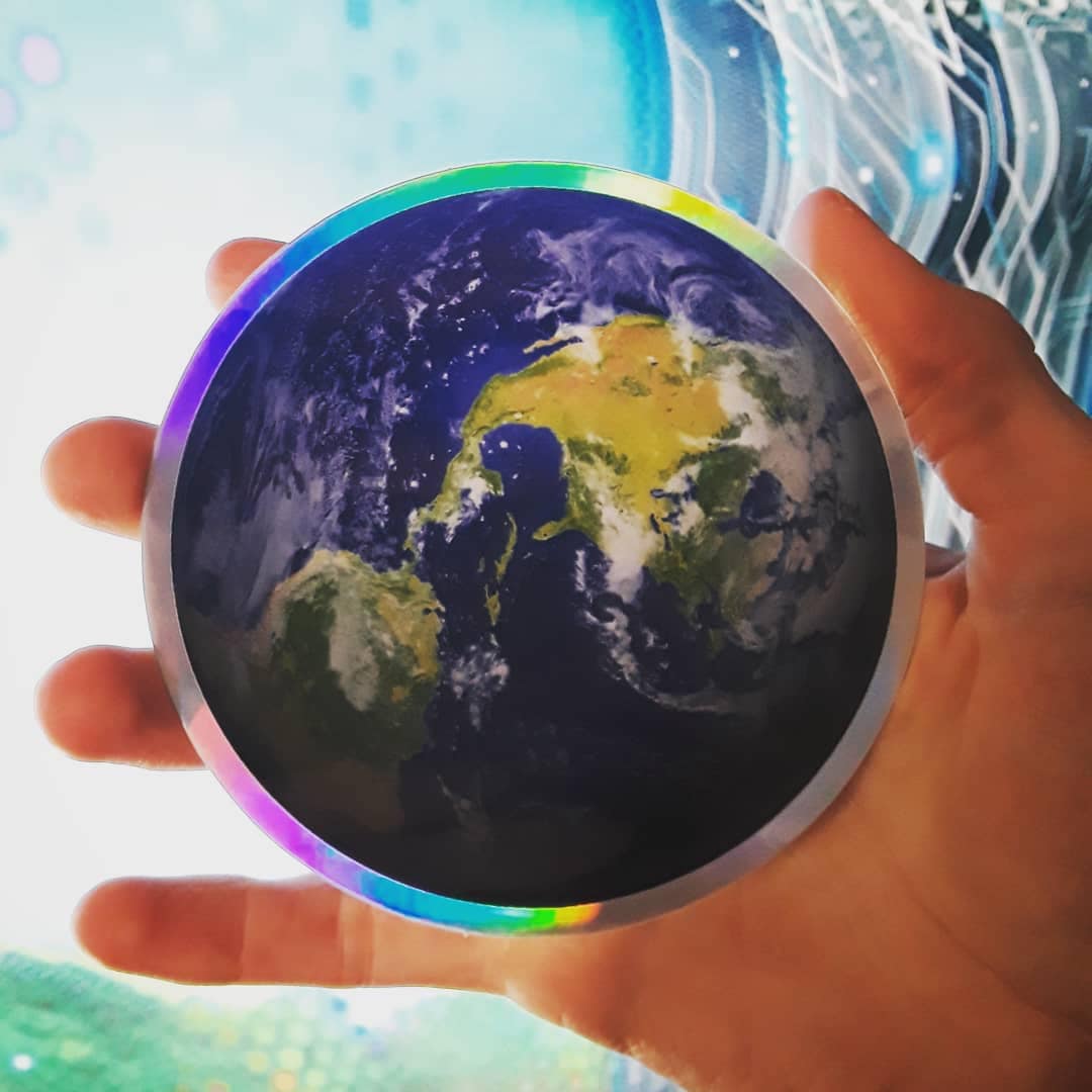 HOLO EARTH autocollant holo DISCONTINUÉ - Etsy France