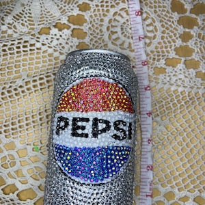 Handmade Rhinestone Diet Pepsi Can | Full Size Bedazzled Bling Soda Can ...