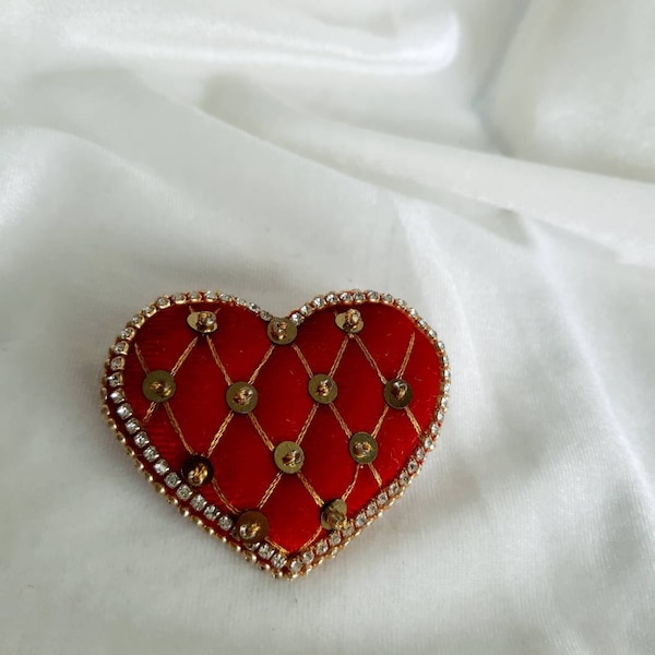 Heart Shape Brooch - Etsy