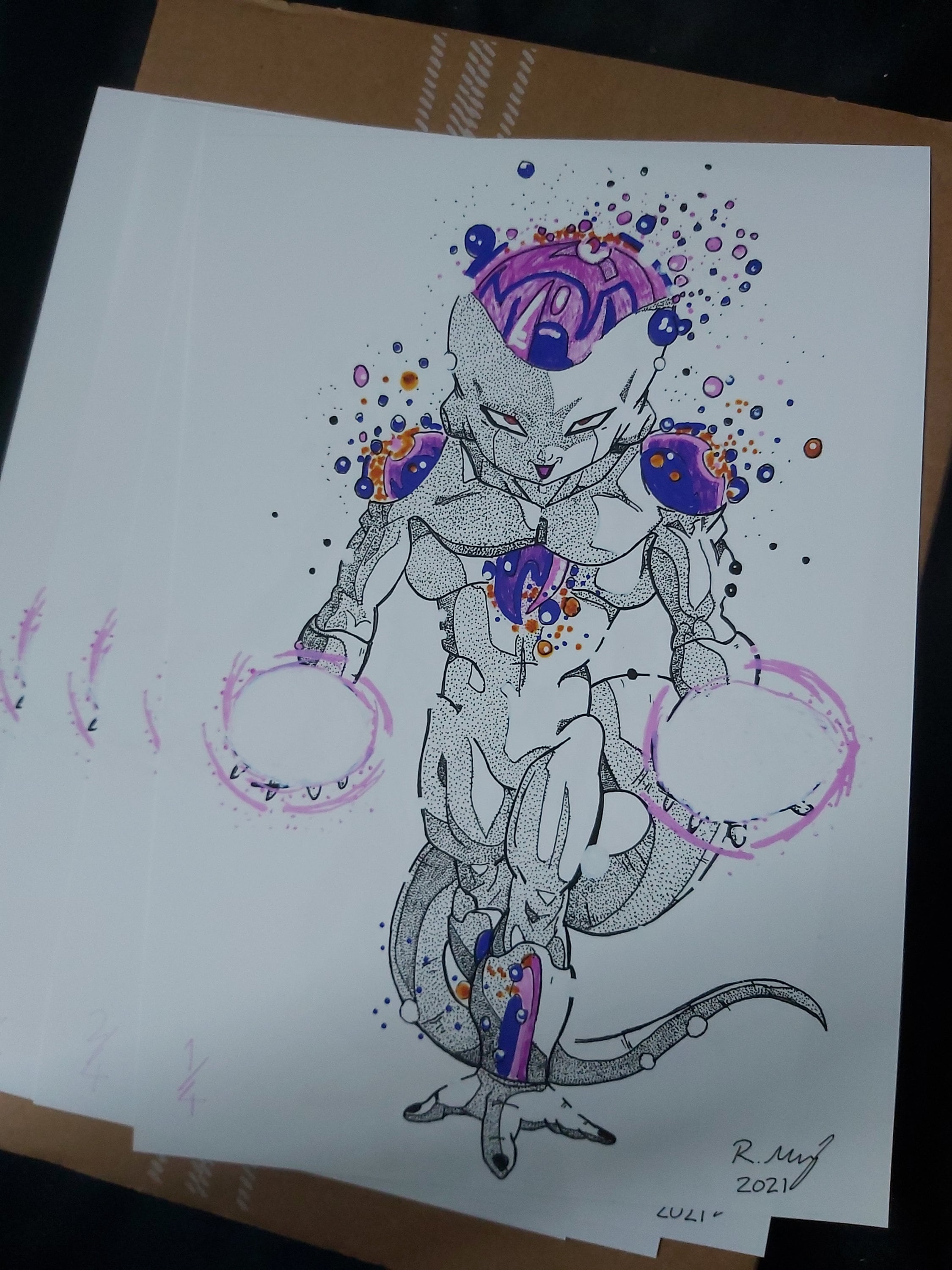 Frieza Final Form Drawing