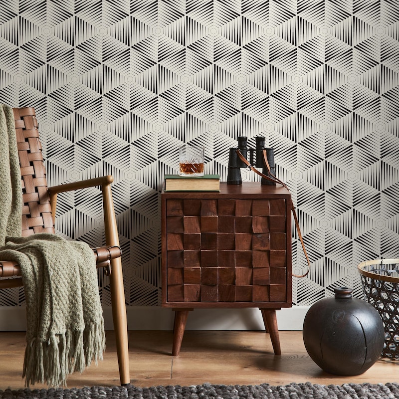 Wallpaper 3d Art Deco - Etsy