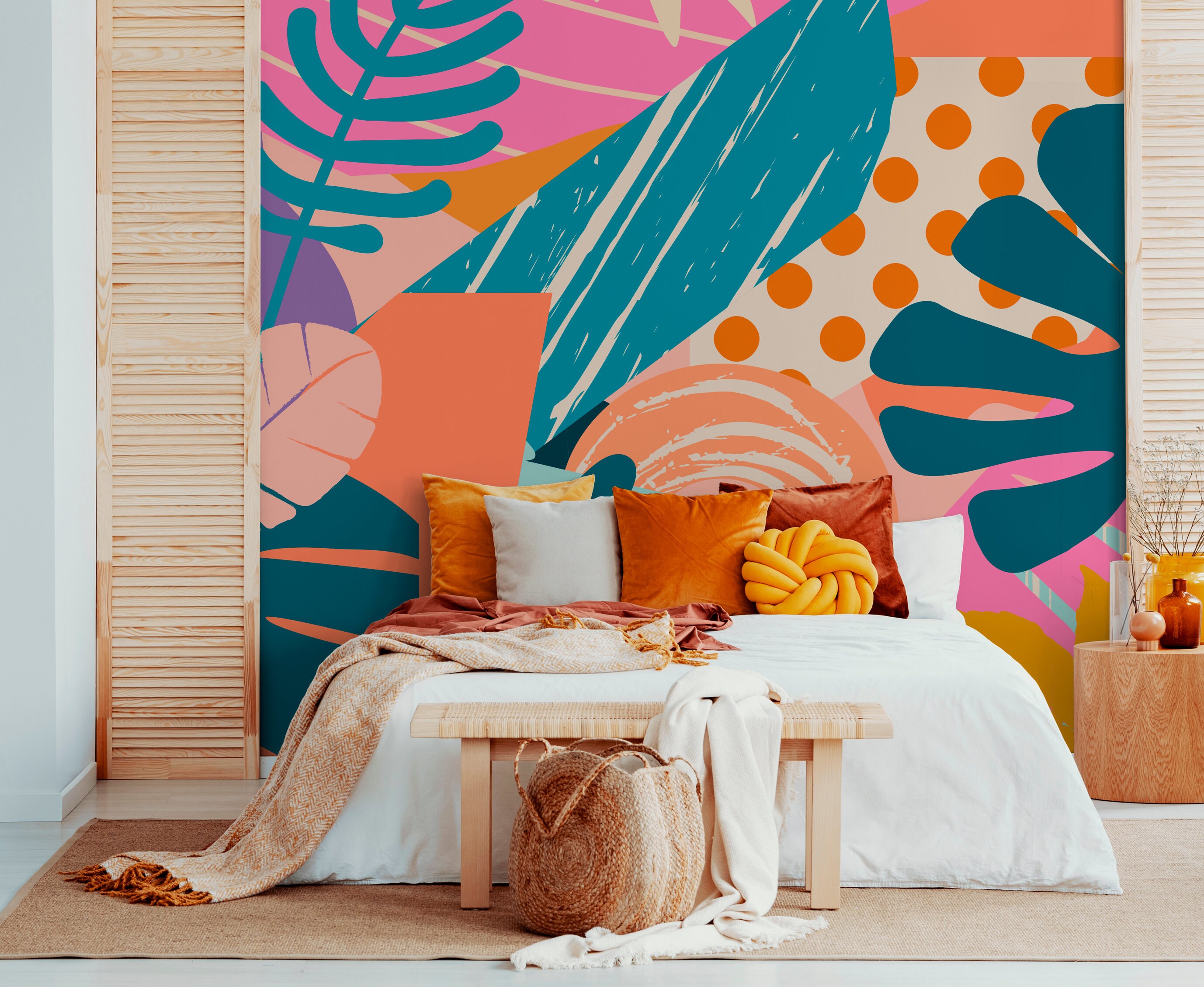 Removable Wallpaper Abstract Wall Mural Temporary Wallpaper - Etsy