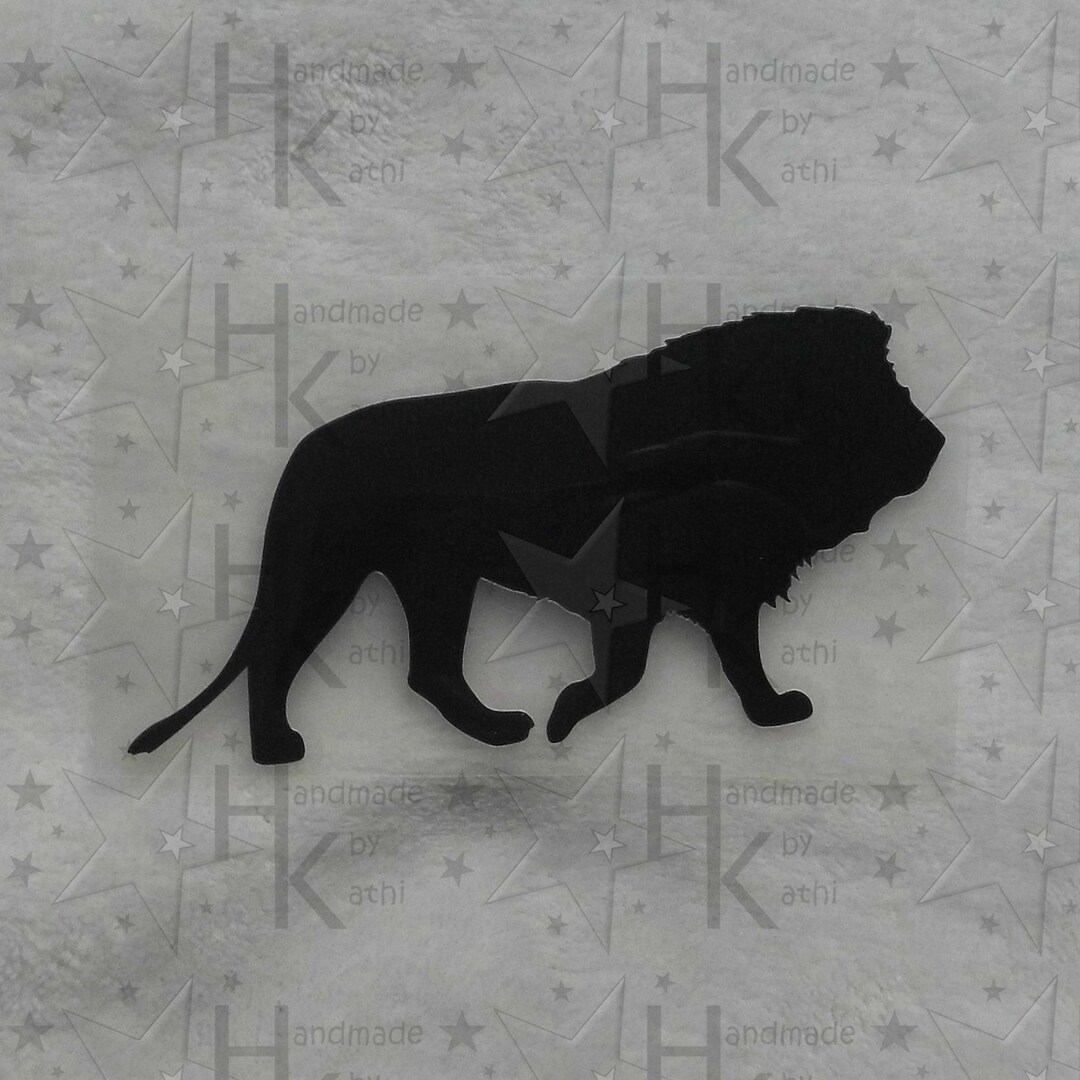 Ironing Image Lion Many Possible Colors - Etsy