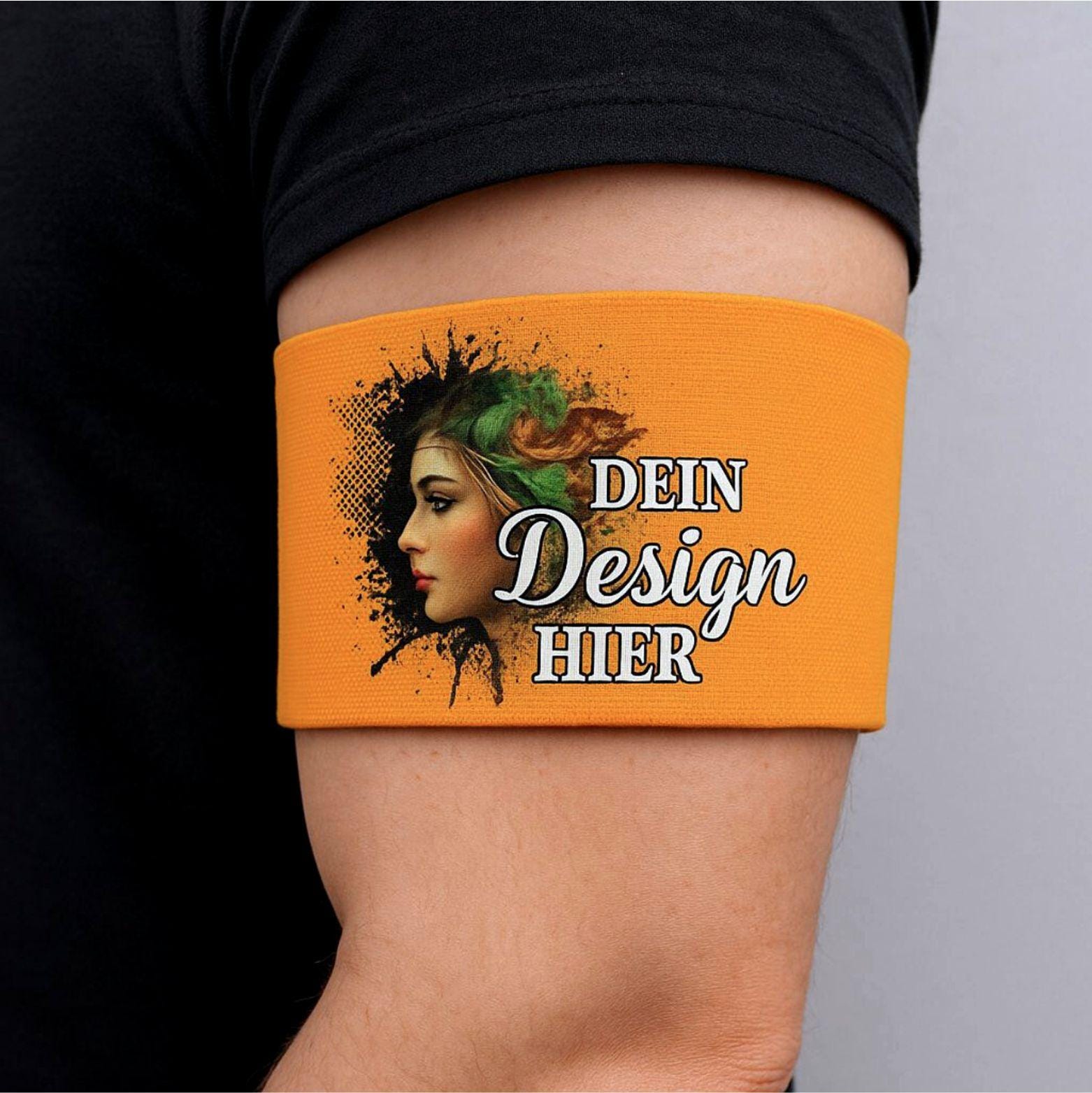 Personalized Elastic Armband, 10 Cm High | Custom Print (name/logo ...