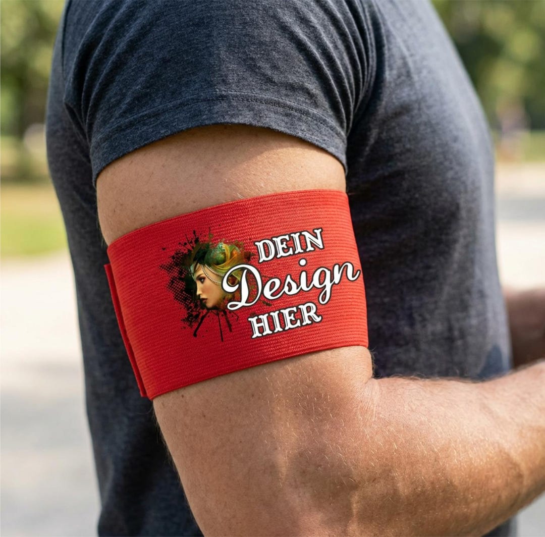 Personalized, Adjustable Armband, 10 Cm High | Custom Print (name/club ...