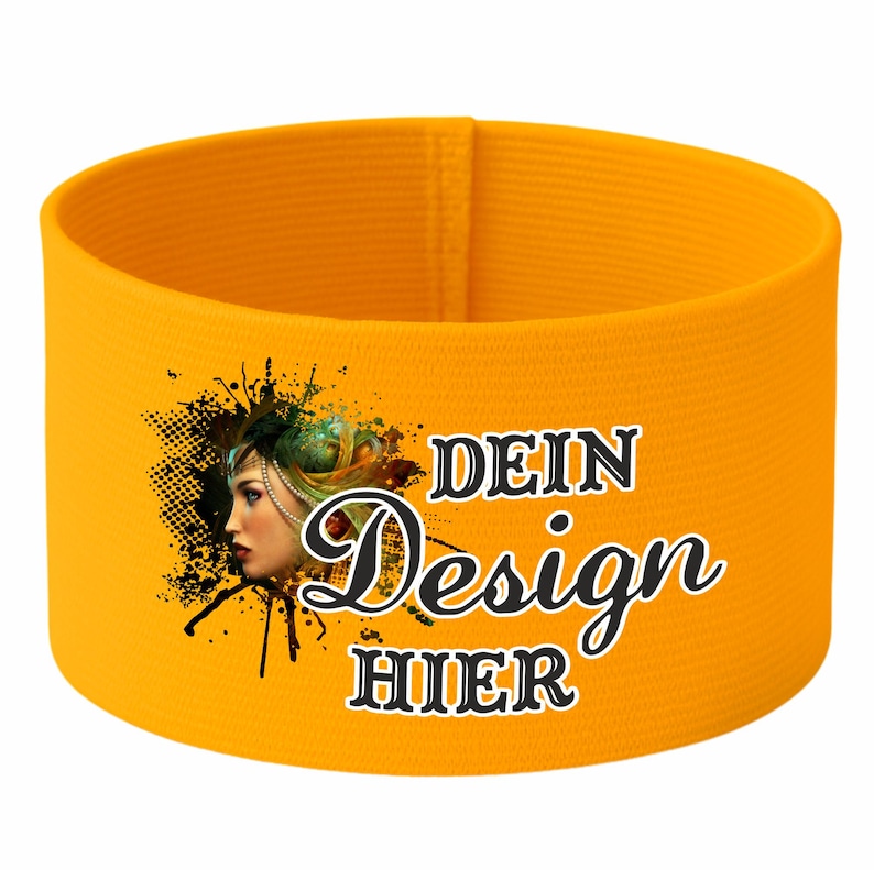 Personalized Elastic Armband, 10 Cm High | Custom Print (name/logo ...