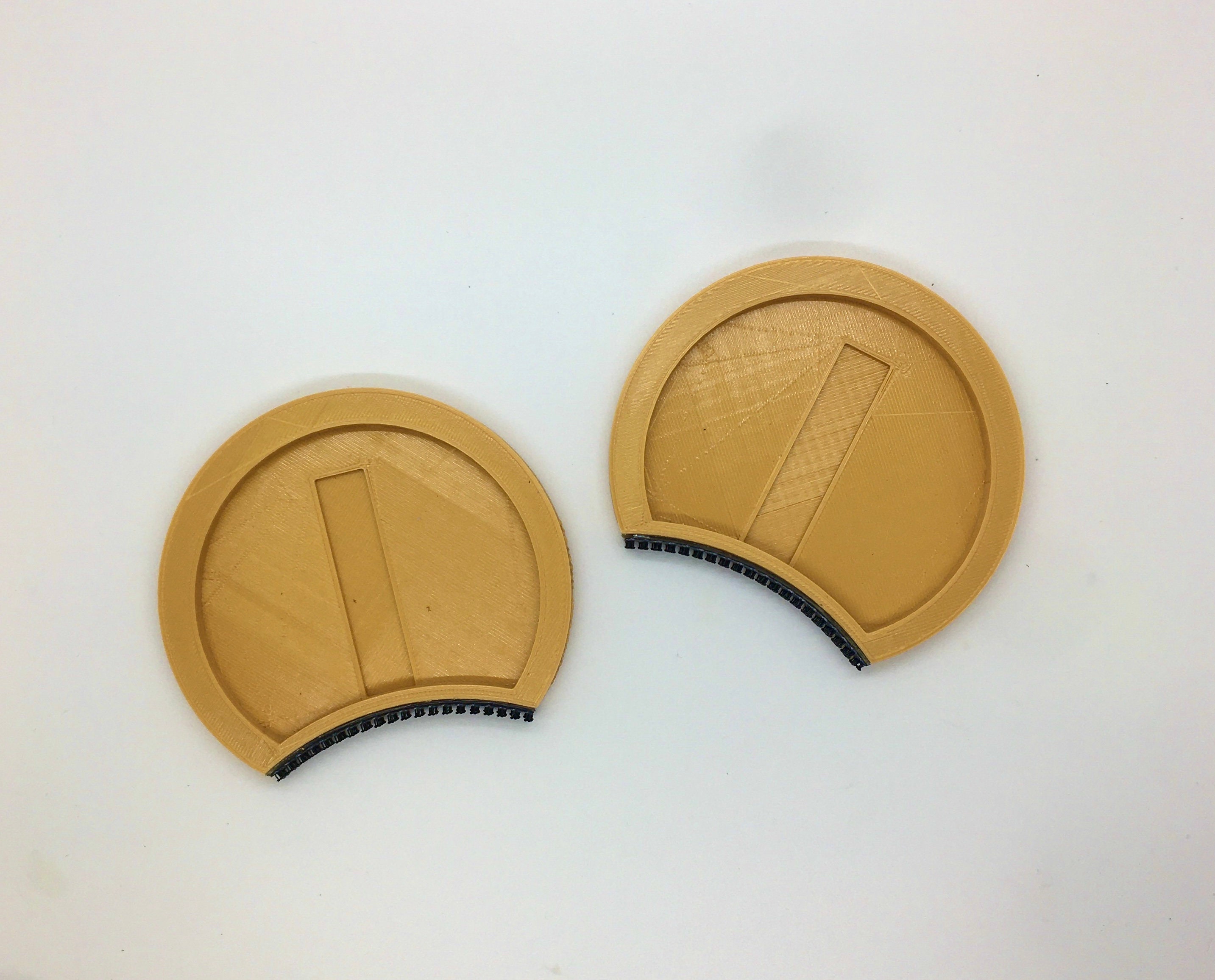 3D Printed Golden Coin Gamer Blades - Interchangeable Headband ...