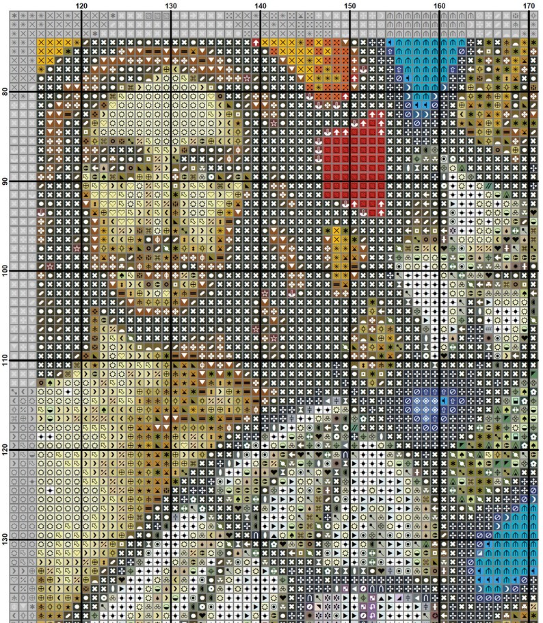 Resurrection - PDF . Counted Cross Stitch Pattern . Digital Design ...