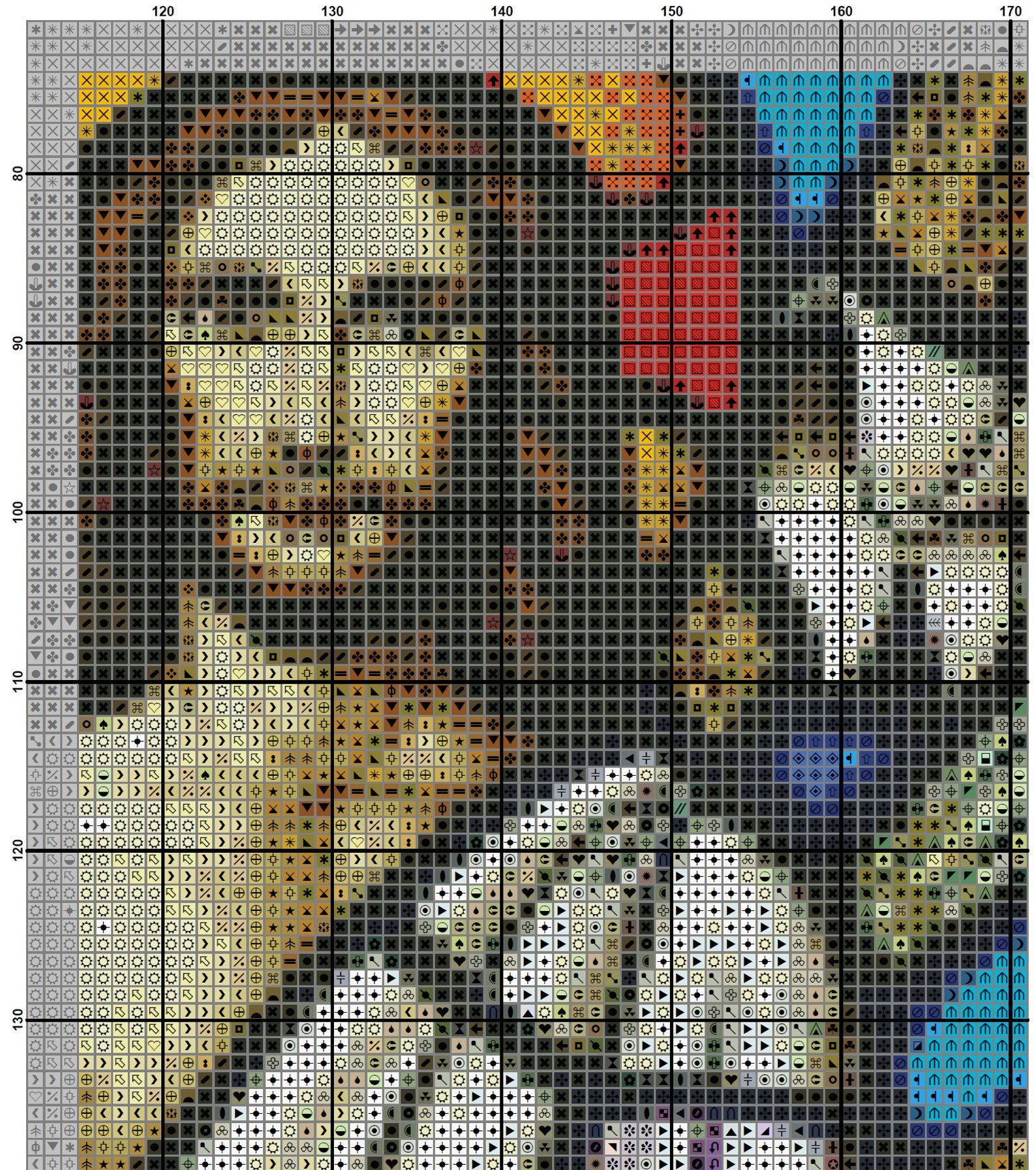 Resurrection - PDF . Counted Cross Stitch Pattern . Digital Design ...
