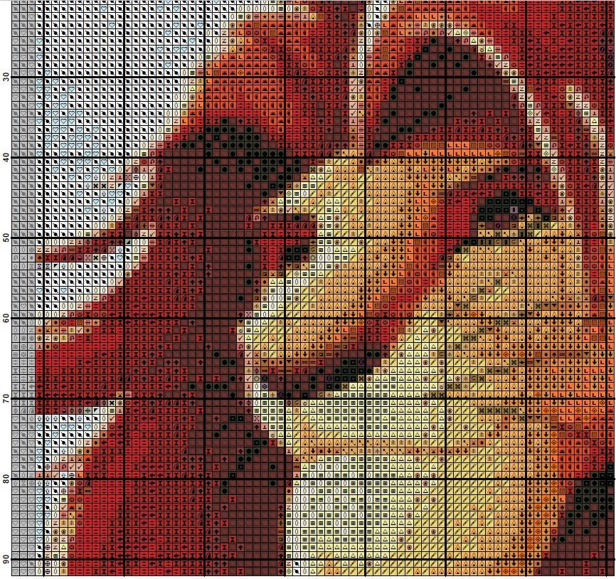 Lion King - PDF . Counted Cross Stitch Pattern . Digital Design ...