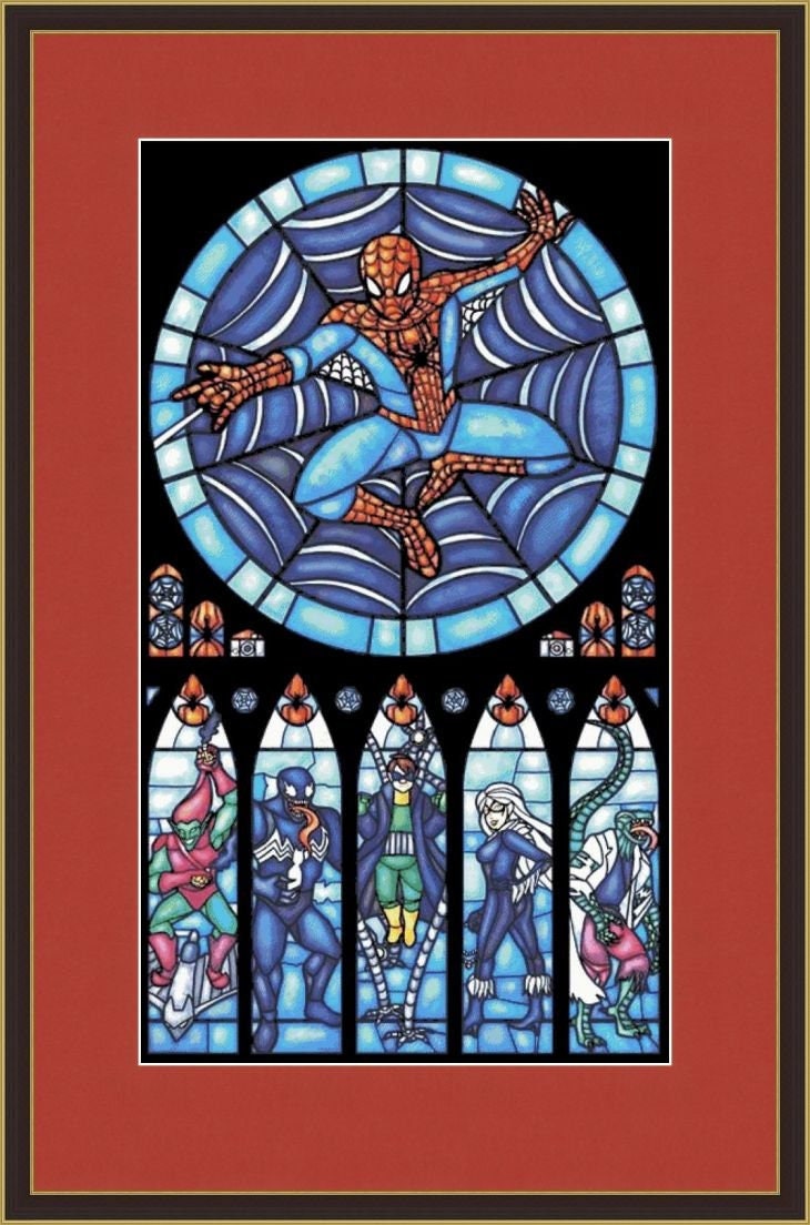Spider-man . PDF . Counted Cross Stitch Pattern . Digital Design ...
