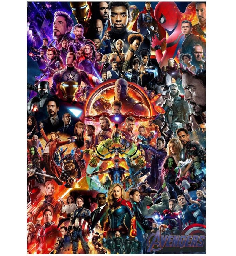 Avengers . Marvel . PDF . Counted Cross Stitch . Pattern . Maximum Size ...
