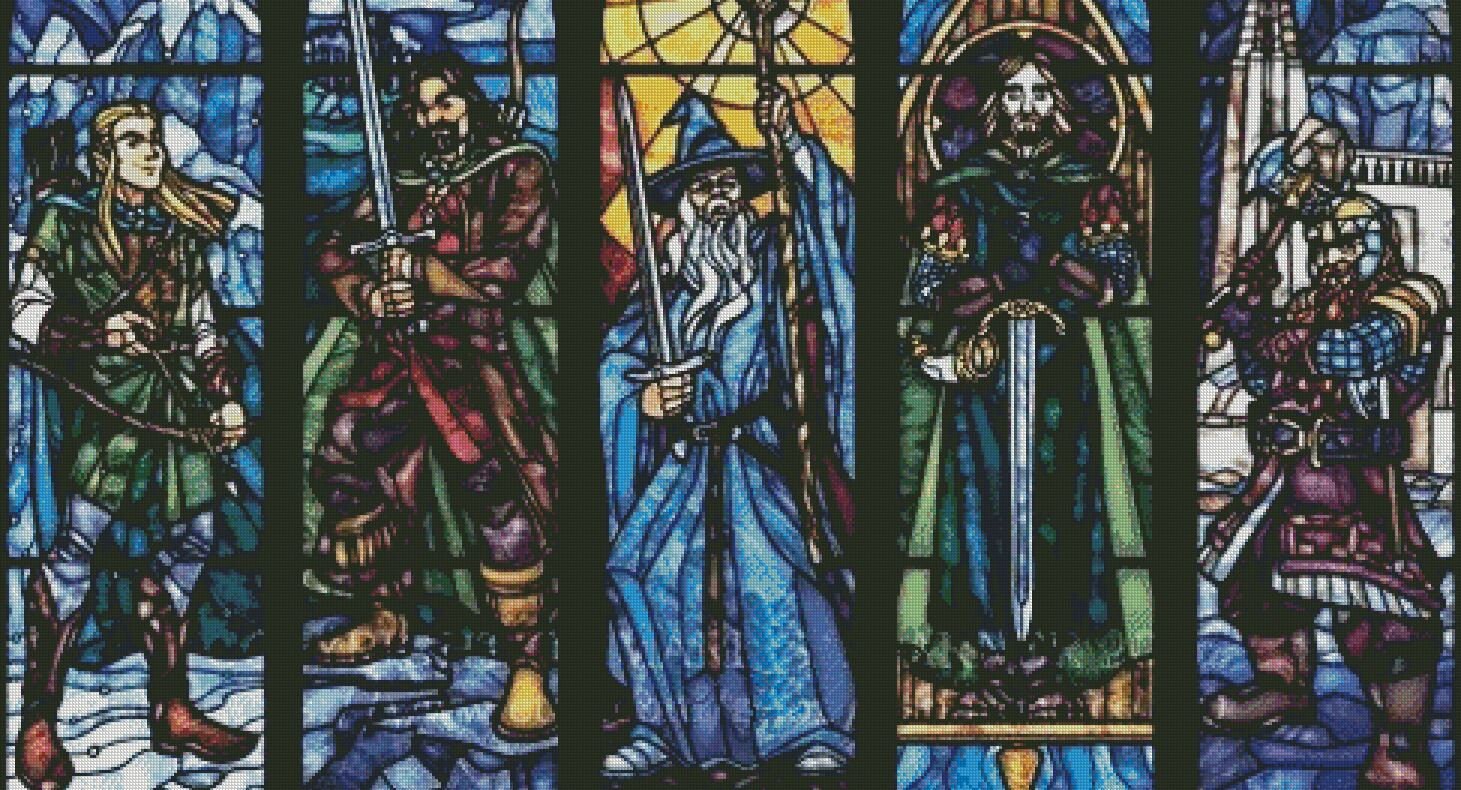 LOTR PDF . Counted Cross Stitch . Pattern . Digital Design . Instant ...