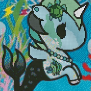 Tokidoki - PDF . Counted Cross Stitch Pattern . Digital Design ...