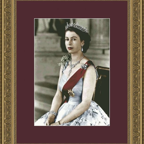 Queen Elizabeth Ii Needlepoint - Etsy