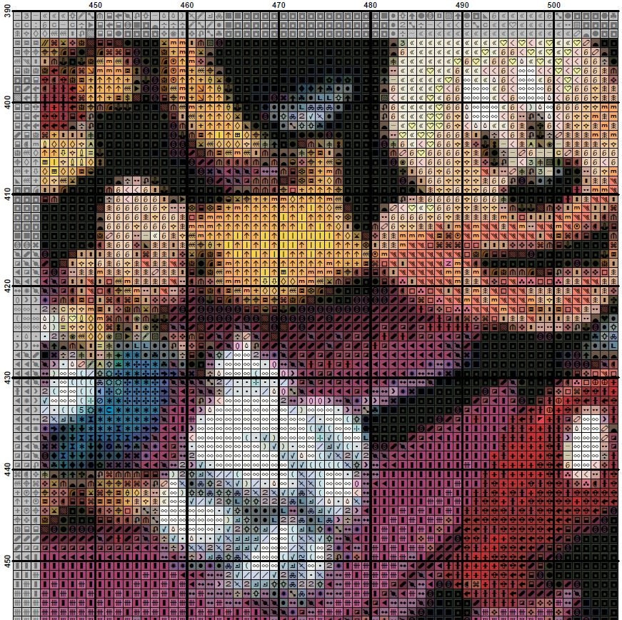 Disney Characters . PDF . Counted Cross Stitch Pattern . | Etsy