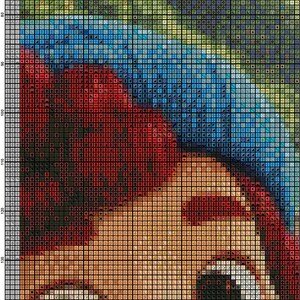 Luca - PDF . Counted Cross Stitch Pattern . Digital Design . Instant ...