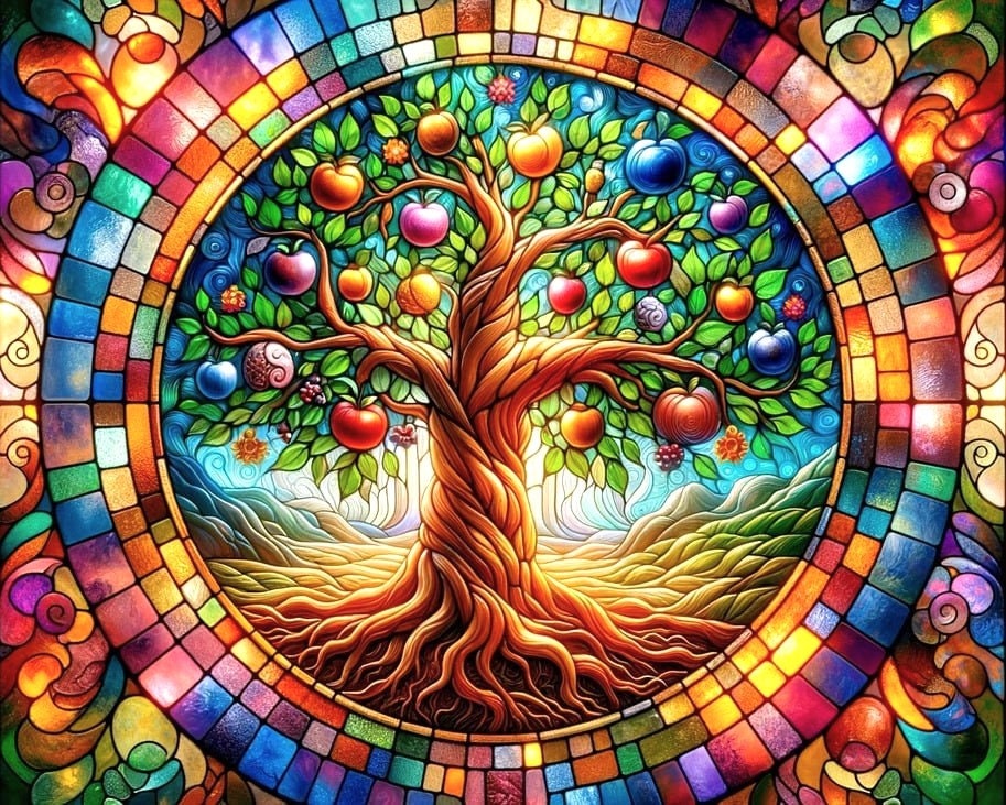 Garden of Eden PDF . Counted Cross Stitch Pattern . DIY Chart . Pattern ...