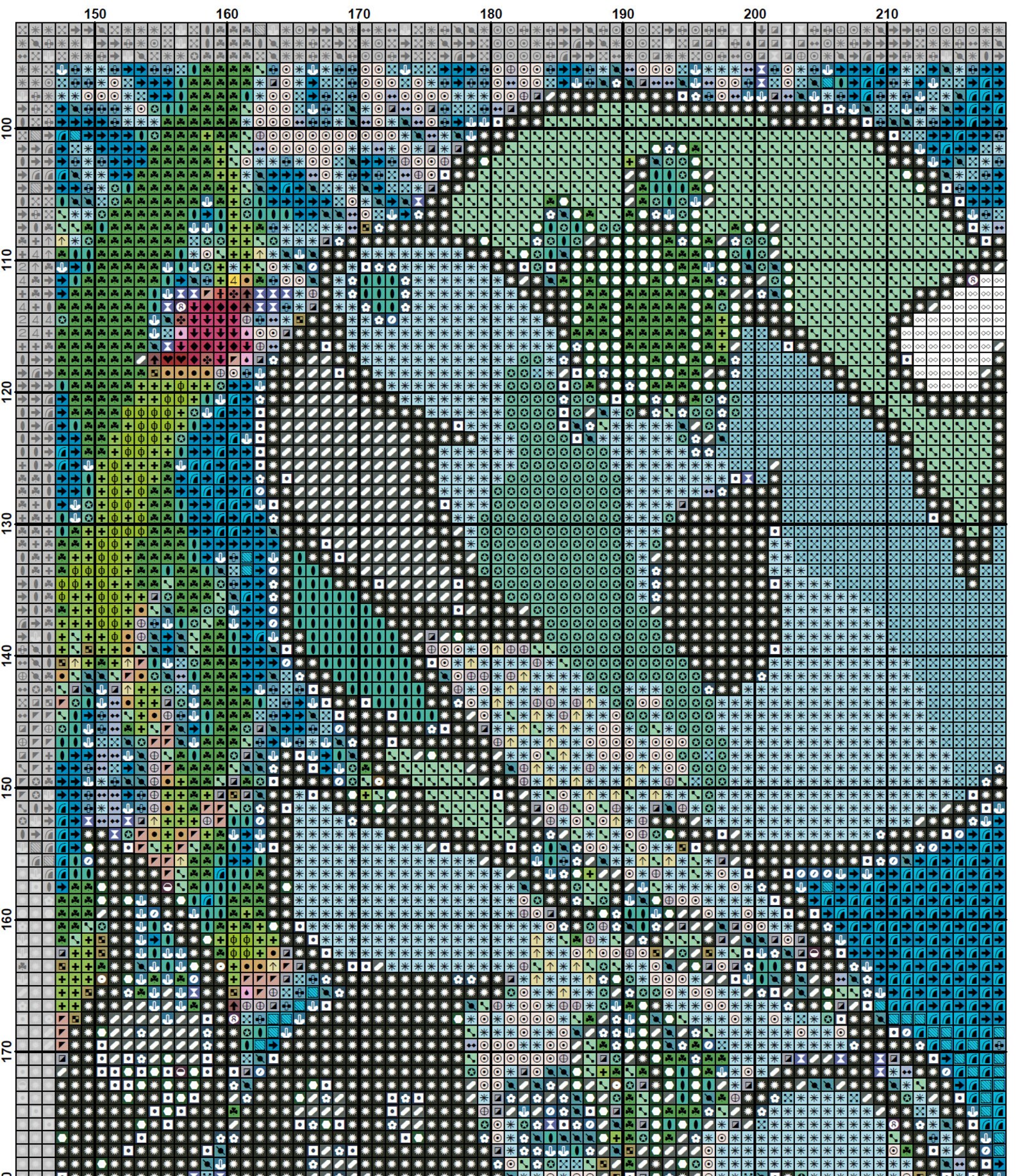 Tokidoki PDF . Counted Cross Stitch Pattern . Digital Design . Instant ...