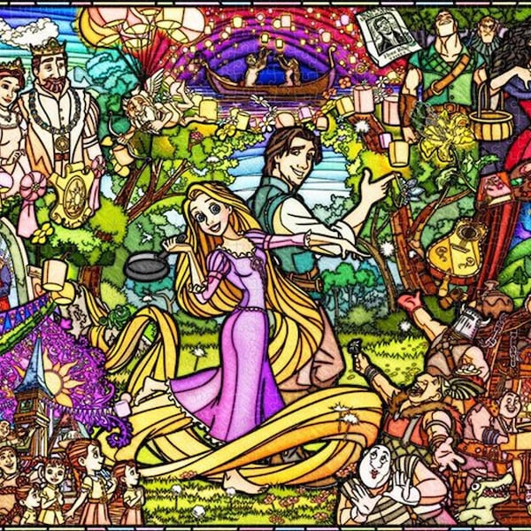 Rapunzel Embroidery Design - Etsy