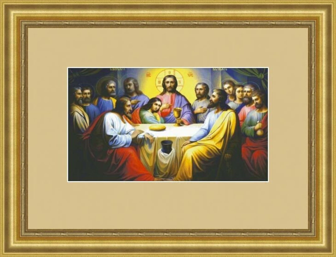 The Last Supper - PDF . Counted Cross Stitch Pattern . Digital Design ...