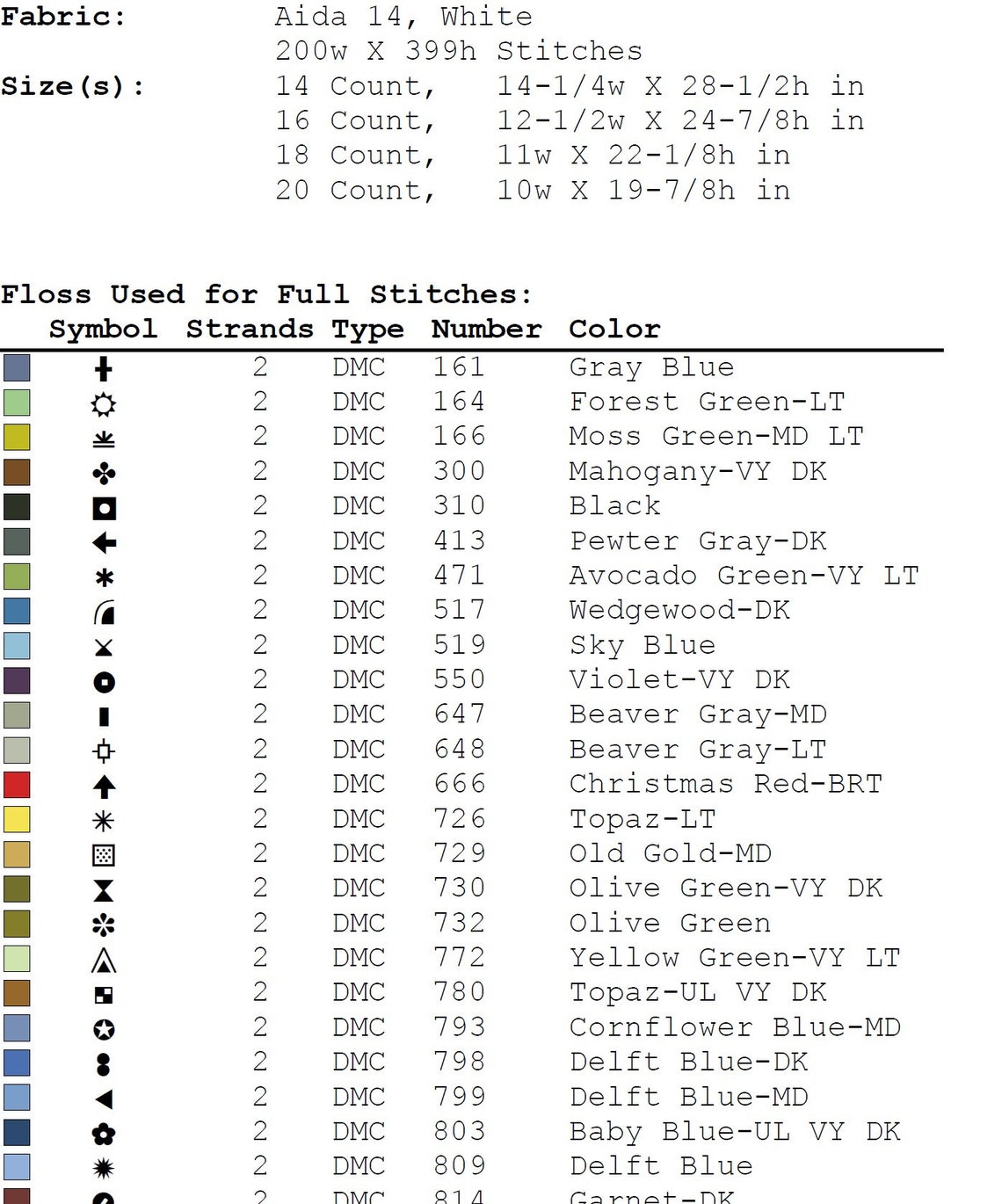 Masonic Stained Glass - PDF . Counted Cross Stitch Pattern . Digital ...