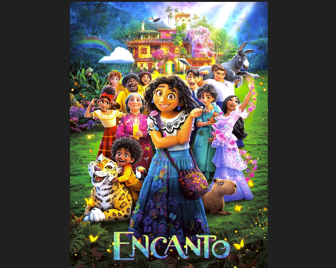 Encanto . Poster - PDF . Counted Cross Stitch Pattern . Digital Design ...