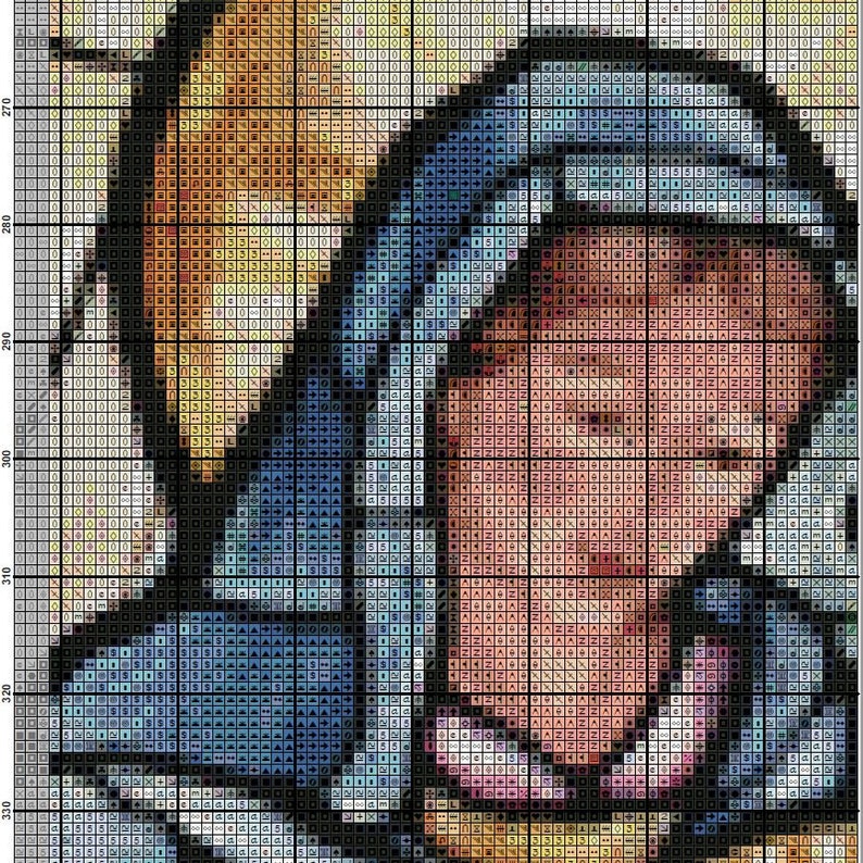 Nativity 2 Versions . Christmas - PDF . Counted Cross Stitch Pattern ...