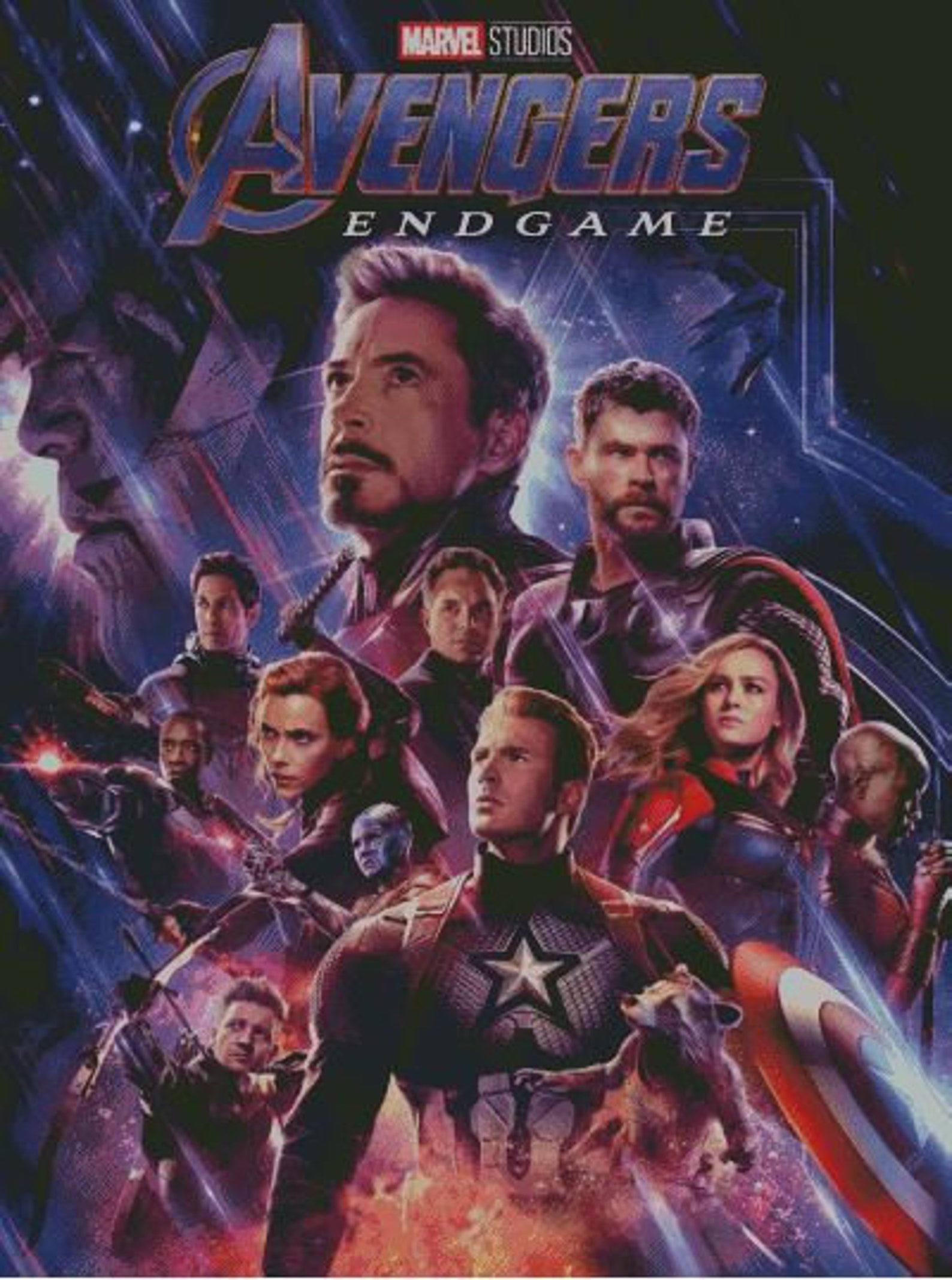 Avengers . Endgame . PDF . Counted Cross Stitch Pattern . 2 Versions ...