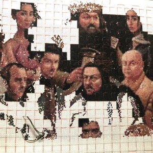 GOT All Characters - PDF . Counted Cross Stitch Pattern . Digital ...