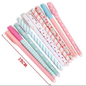 10 Piece Pen Set Colourful Pens Pretty Pen Set Colourful Ink Different ...