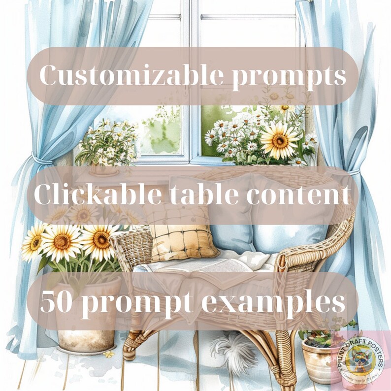 Watercolor Clipart Summer Time in Blue Colors, PNG, Digital Product ...