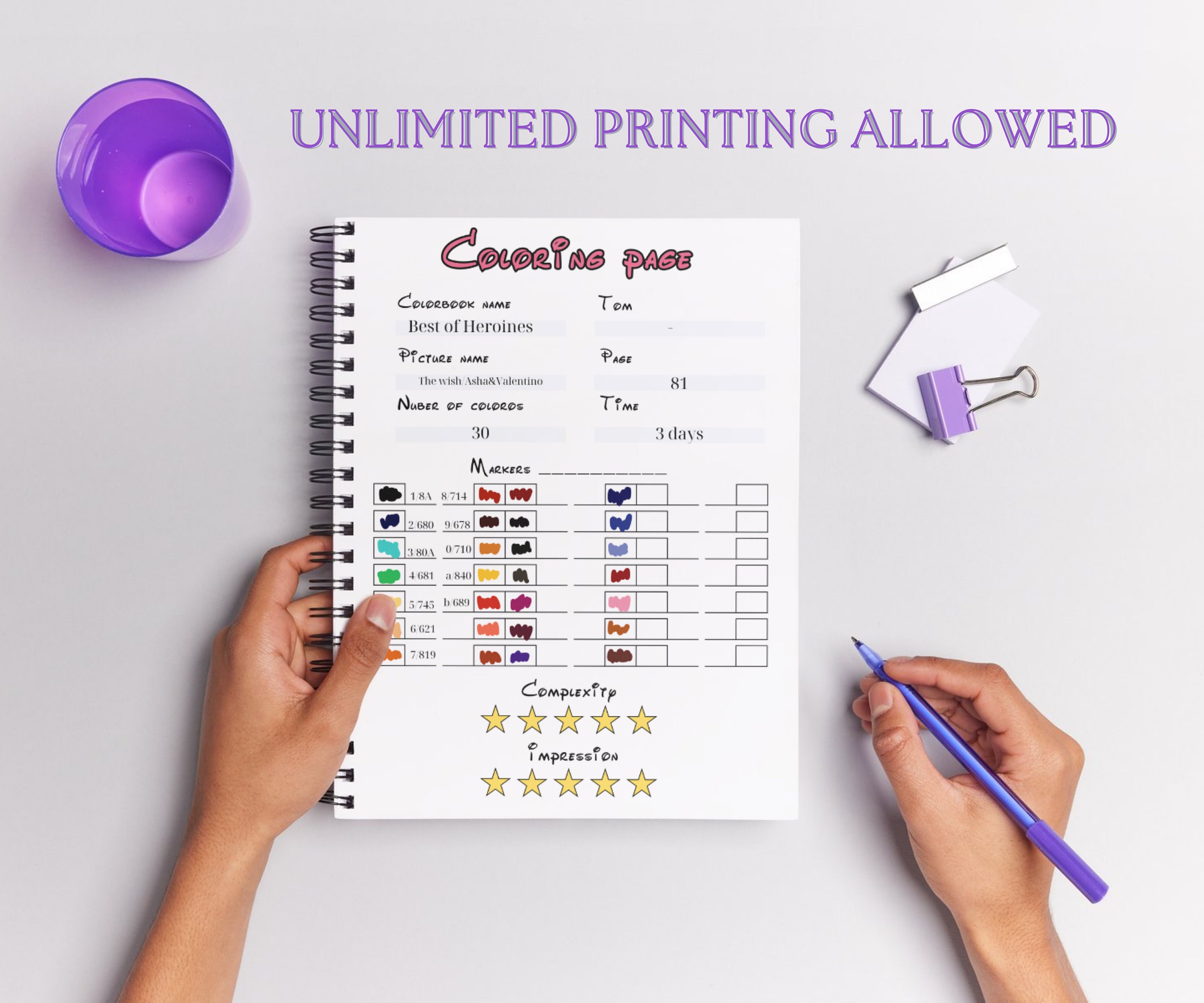 Disney PRINTABLE Journal Coloring Page -disney Mystery Coloring ...