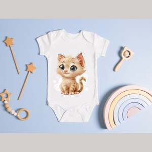 Cute Cat Clipart Bundle, Happy Cats, Cartoon Cat PNG, Funny Kitten ...