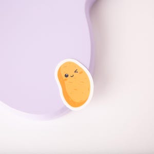 Winking Potato|potato Sticker|hilarious Sticker|potato Lover Gift ...