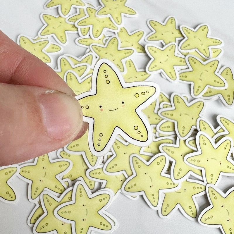 Starfish Sticker - Etsy