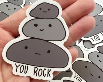You Rock Sticker - Etsy