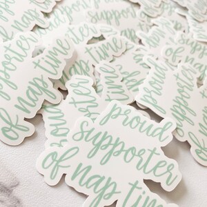 Proud Supporter of Naps Stickerfunny Stickerwaterproof Stickerscar ...