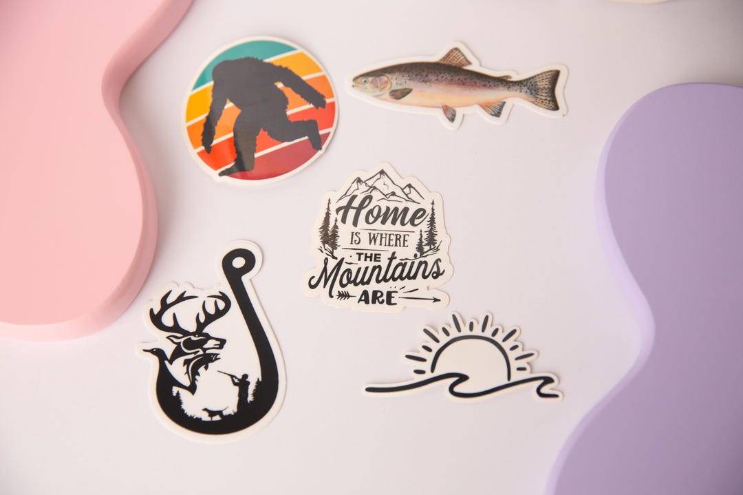 Outdoors Stickers|outdoor Sticker Pack|waterproof Sticker|laptop ...