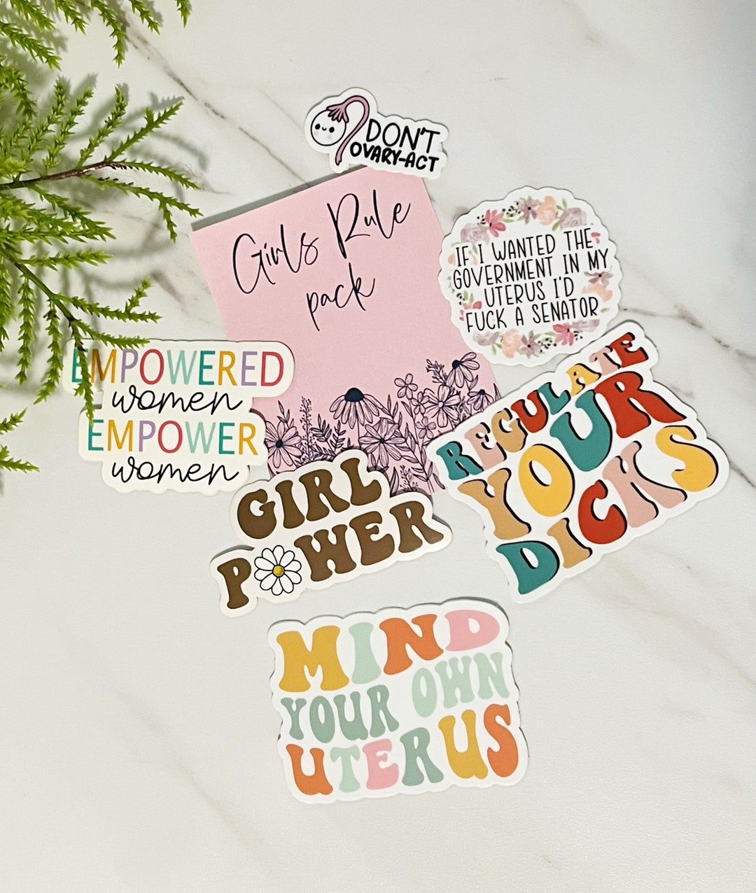 Womens Rights Stickerswomen Sticker Packwaterproof Stickerlaptop ...