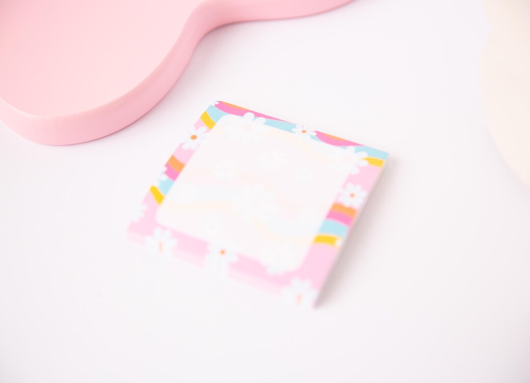 Retro Sticky Notes|floral Sticky Notes|sticky Notes for Her|retro ...