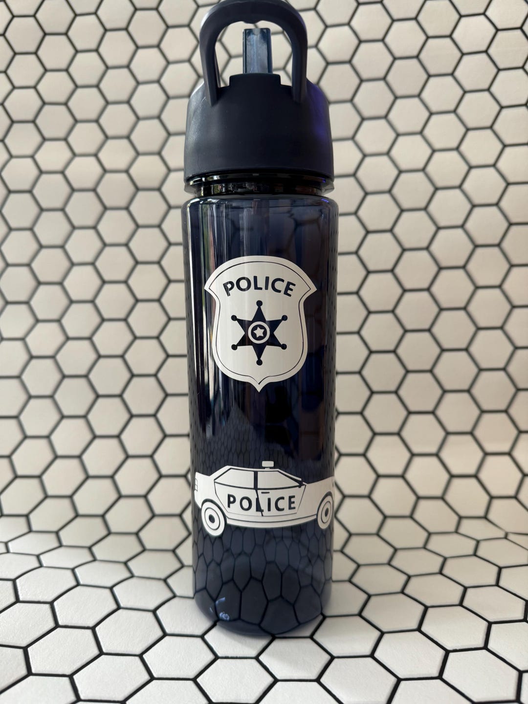 Personalised Police Water Bottle BPA Free 550ml - Etsy