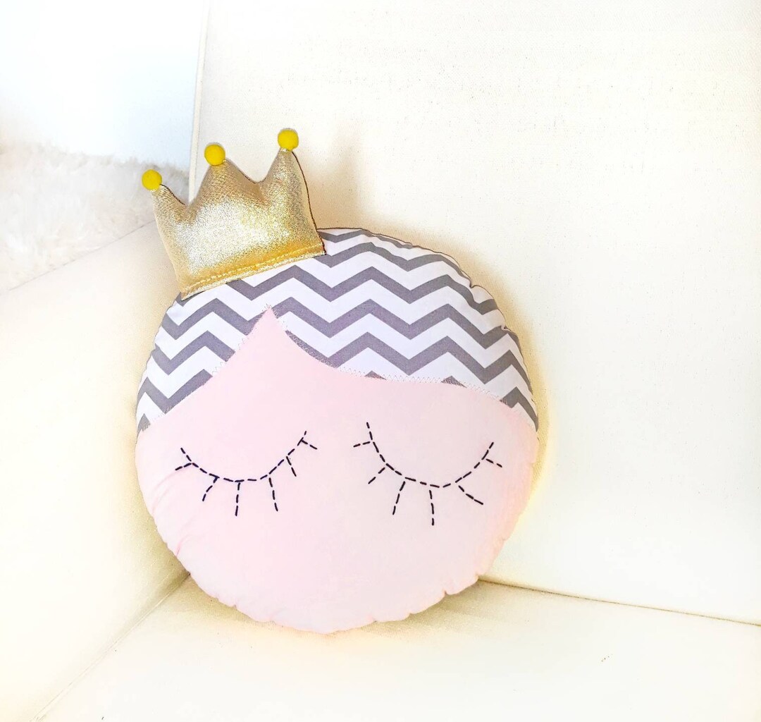 Children Pillow Princess Pillow Cuddly Pillow Design Baby Girl Nursery ...
