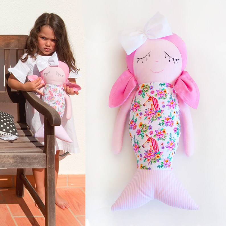 First Handmade Stuffed Doll for Baby Soft Toy Birthday Gift Girl 15 ...